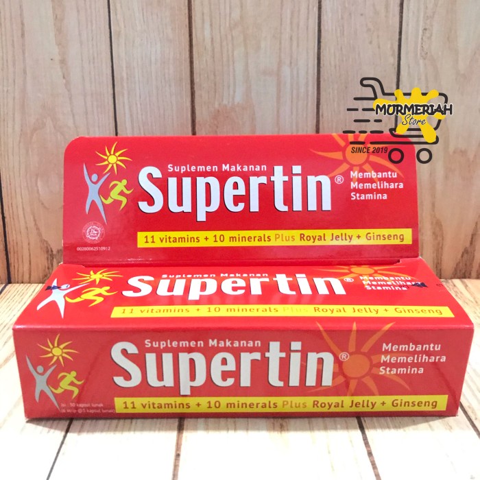 Jual SUPERTIN Multivitamin box isi 30 Kapsul Lunak ( 6 strip ...