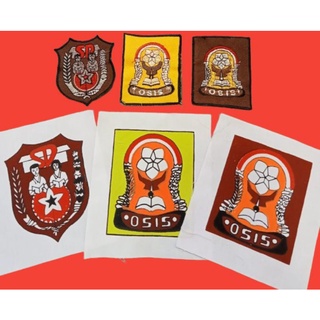 Jual Badge OSIS Sablon dan Bordir SD,SMP,SMA,Dan Bendera Merah Putih ...