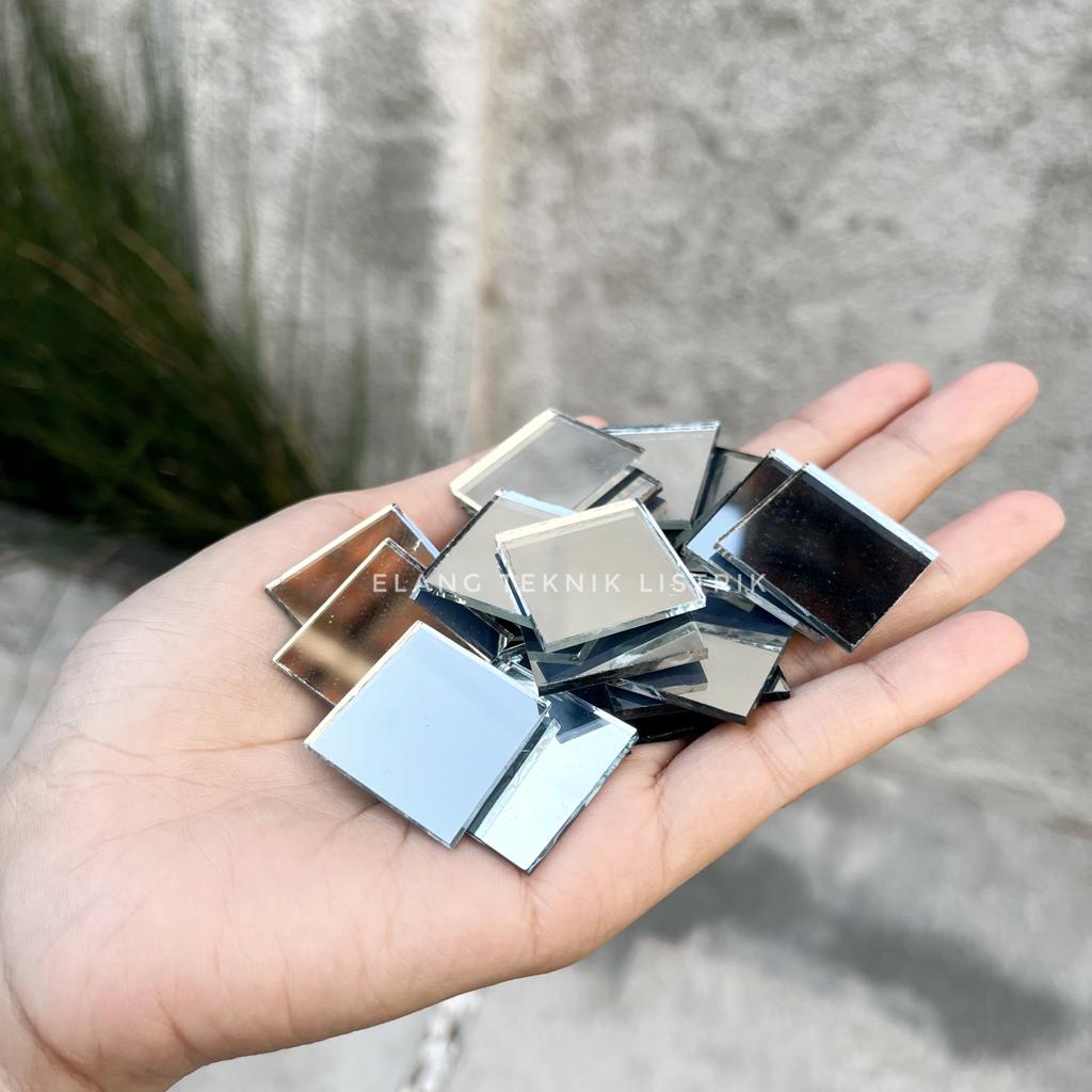 Jual Kaca Cermin Mozaik Persegi 2.5CM X 2.5 CM / Kaca Cermin Kecil ...
