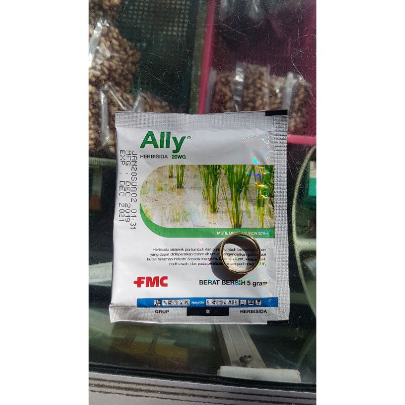Jual ally 20WG 5gr sachet herbisida hama gulma rumput liar padi ...