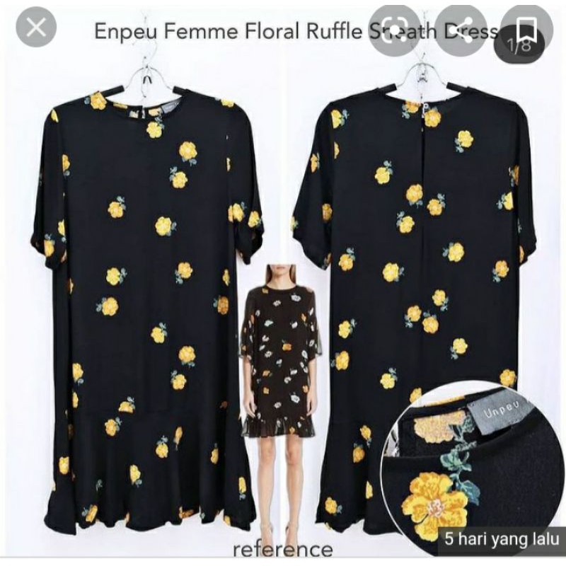 Jual Dres bunga kuning ready yg di patung | Shopee Indonesia