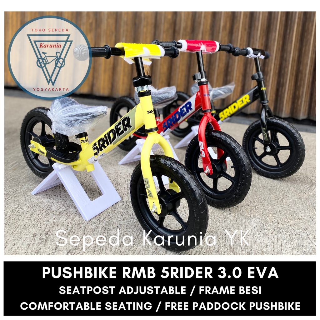 Jual Pushbike Balance Bike RMB 5Rider 3.0 EVA | Sepeda Keseimbangan ...
