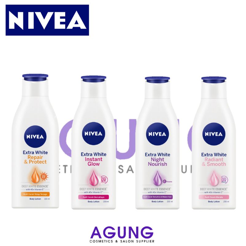 Jual Nivea Hand Body Lotion Extra White| 100ml & 200ml | Shopee Indonesia