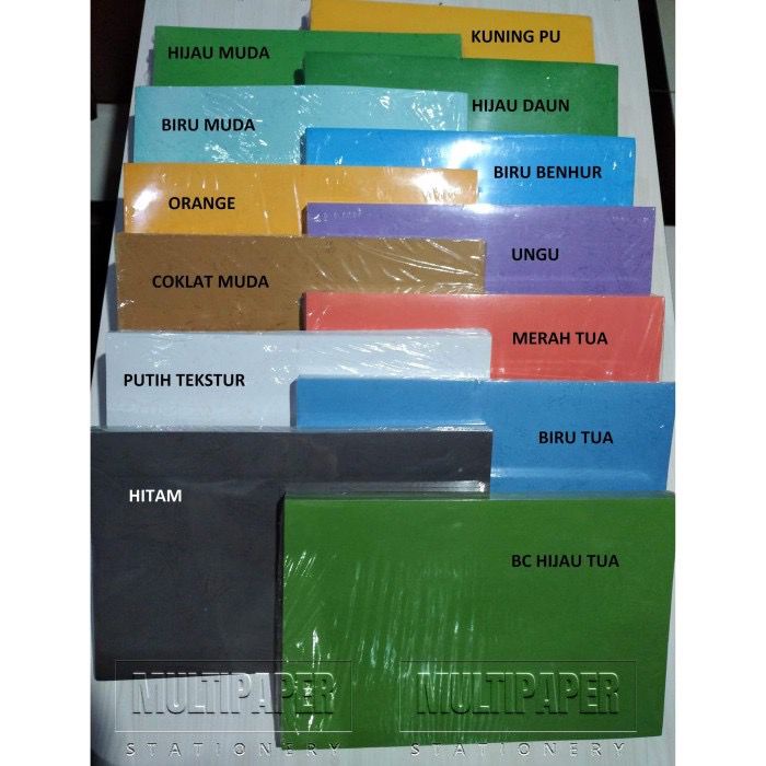 Jual Kertas Jilid Bufallo Berbagai Warna | Shopee Indonesia