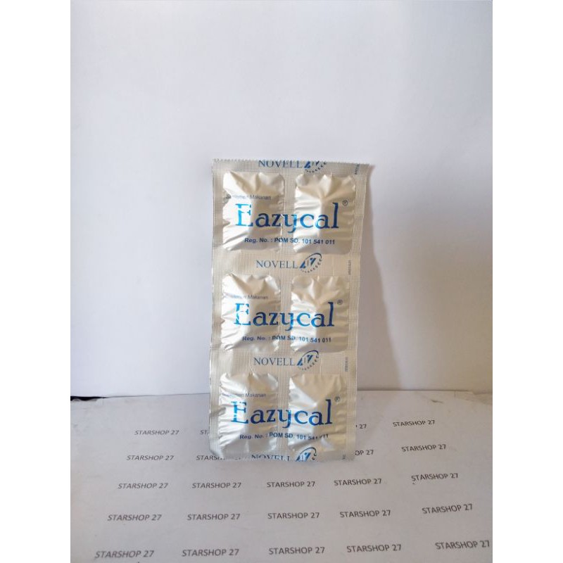 Jual Eazycal per strip 6 tab | Shopee Indonesia