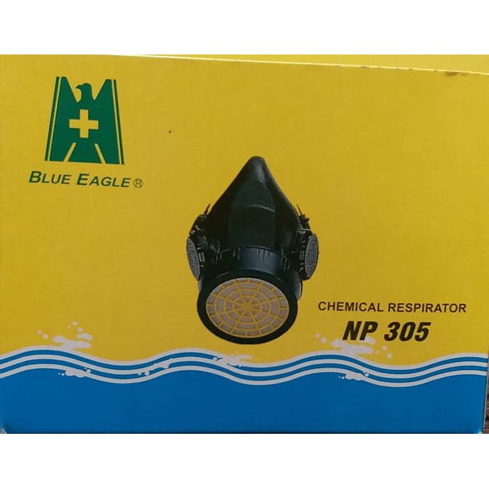 Jual MASKER BLUE EAGLE NP 305 SINGLE + FILTER MASKER RESPIRATOR SAFETY ...