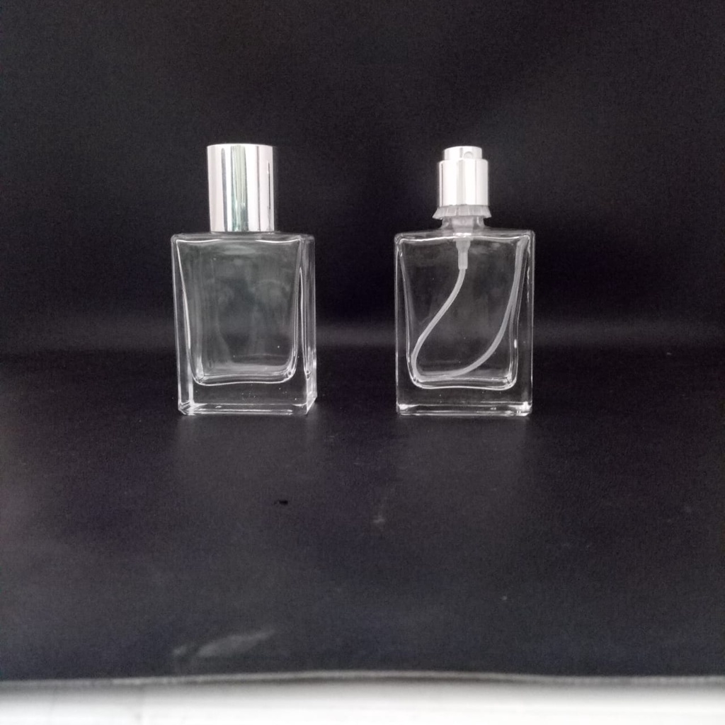 Jual Botol Parfum Kotak Easy pump silver cap 28 mm harga lusinan ...