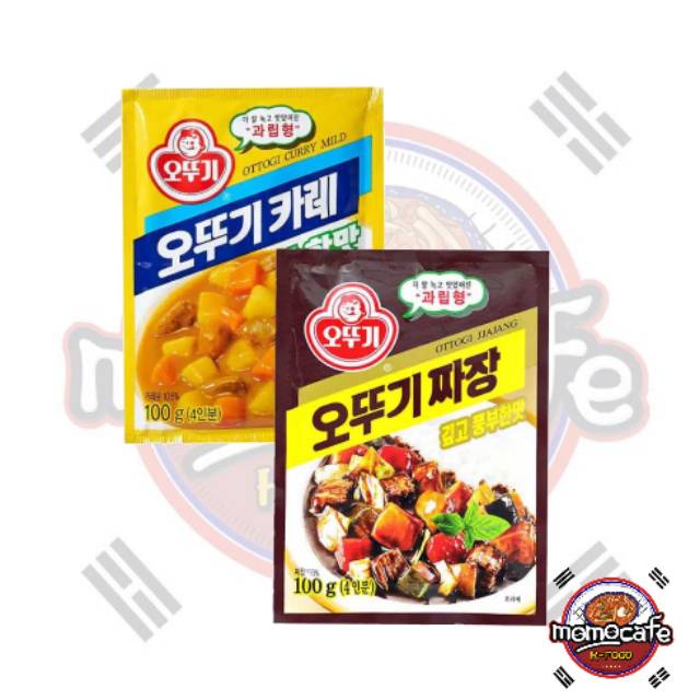 Ottogi Curry Powder And Jjajang Powder 100gr - Bumbu Kare dan Jjajang ...