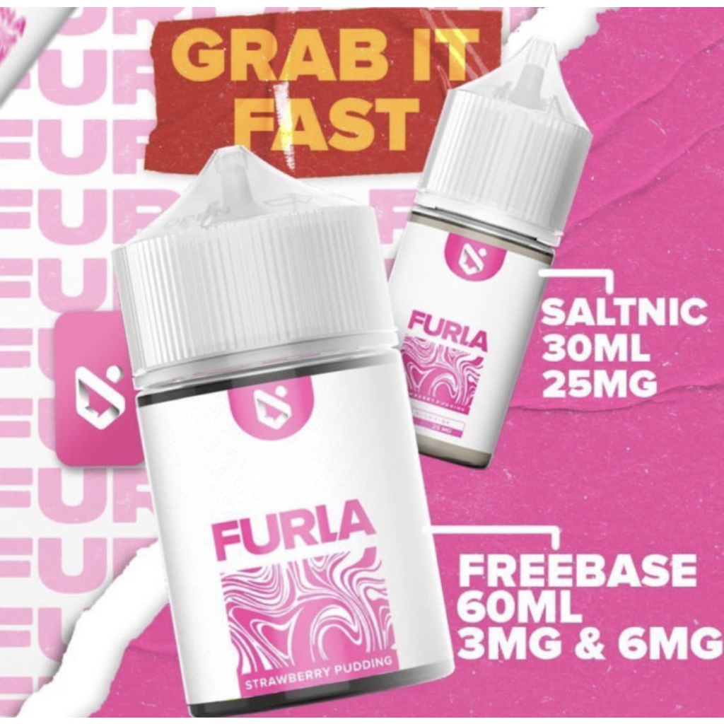 Jual Furla Strawberry Pudding 60ML by DJI / Authentic Liquid Furla ...