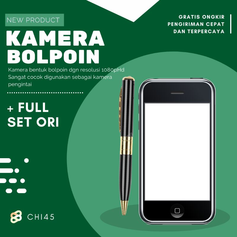 Jual Kamera Pulpen Pena Bolpoin Super HD ORIGINAL Kamera Keamanan Spy ...