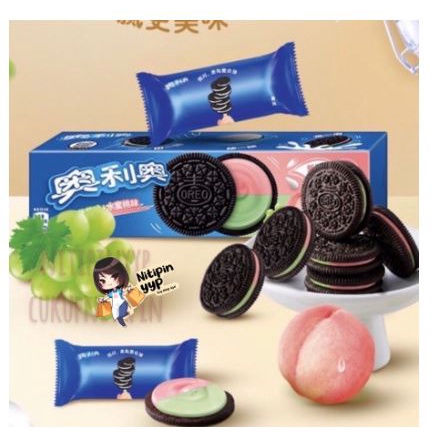 Jual Oreo Biscuit Fruit Flavour Import China - Biskuit Oreo Rasa Buah ...