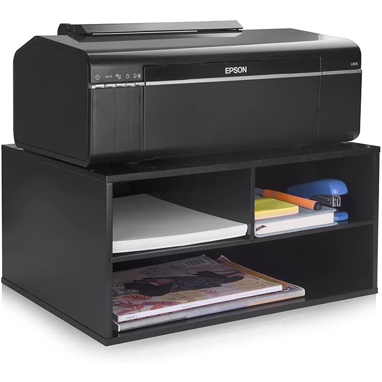 Jual Meja Printer Stand Rak Printer Standing Dudukan Printer Kayu Rak ...