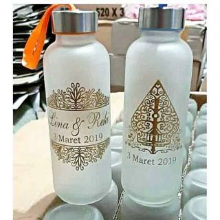 Jual TUMBLER KACA DOVE/DOFF CUSTOM BOTOL MINUM KACA DOVE CUSTOM ...