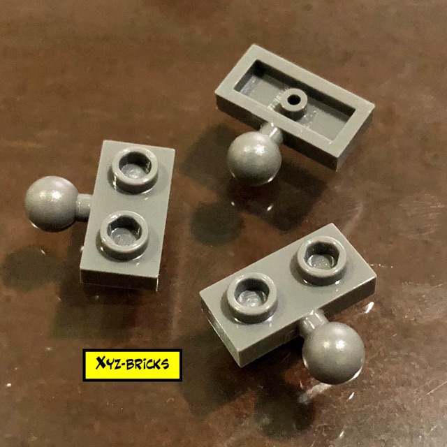 Jual LEGO PARTS 6039479 - Plate 1x2 Ball Dia 5.9 Middle DBG (Dark ...