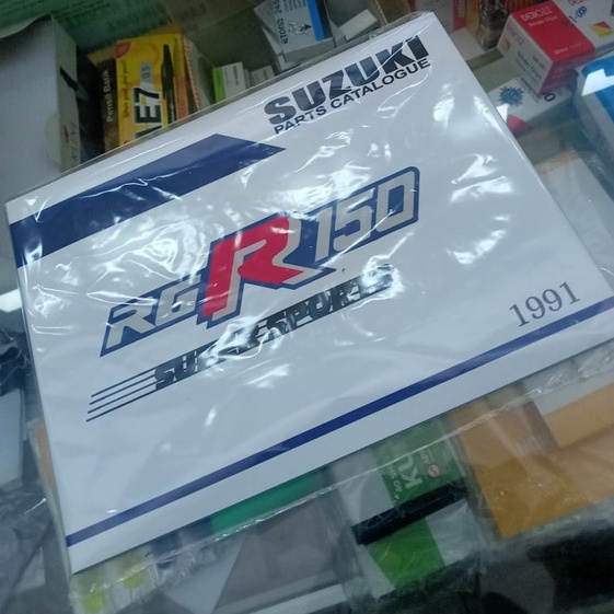Jual parts catalogue buku katalog suzuki RGR 150 sprinter th. 1991 ...