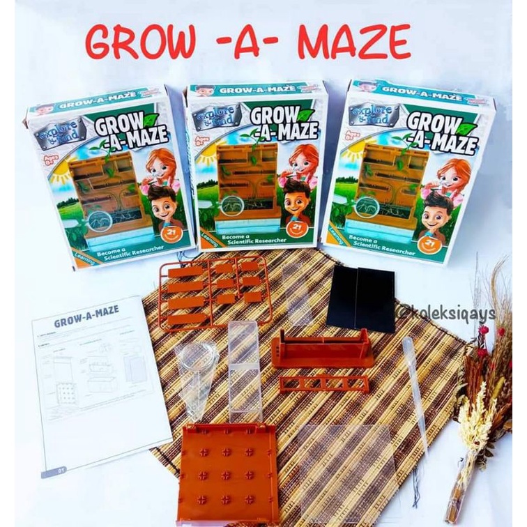 Jual Grow A Maze (DIY Menanam Biji-Bijian)/menanam tumbuhan/hidroponik ...
