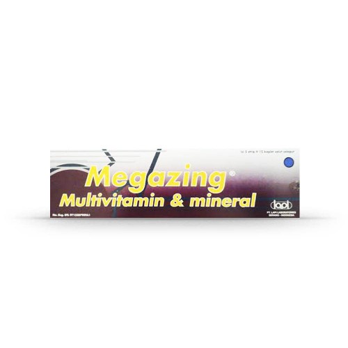 Jual Megazing Tablet Suplemen Kesehatan Multivitamin & Mineral 1 Strip ...