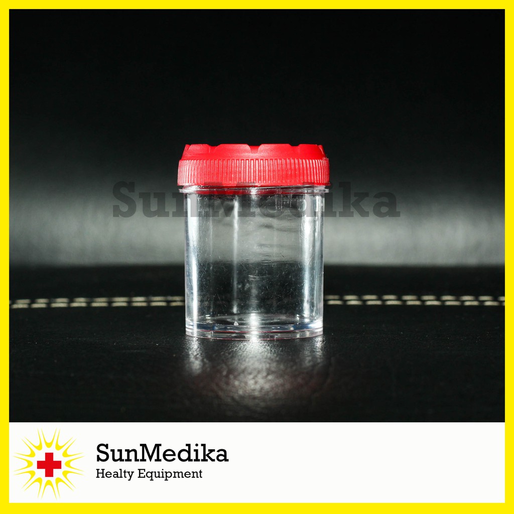 Jual Pot Urine 60cc Non Sterile Tutup Merah | Pot Slime 60 ml | Shopee ...