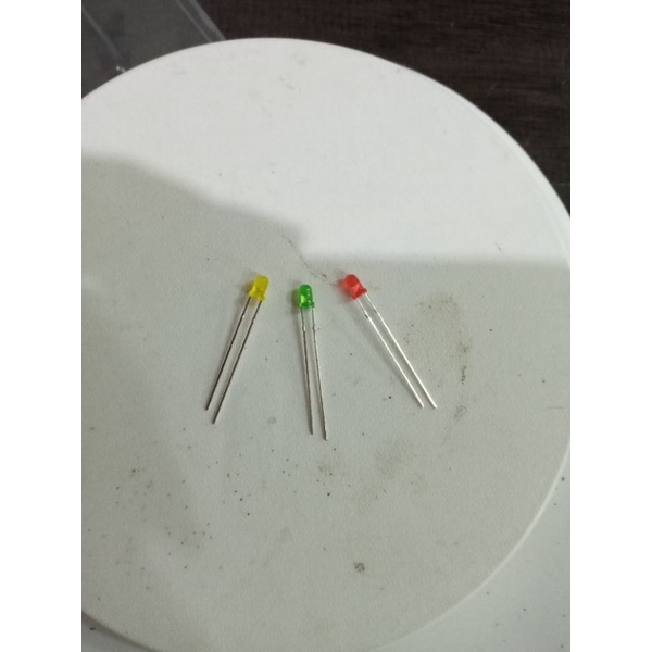 Jual led warna 3mm, merah, kuning, dan hijau | Shopee Indonesia