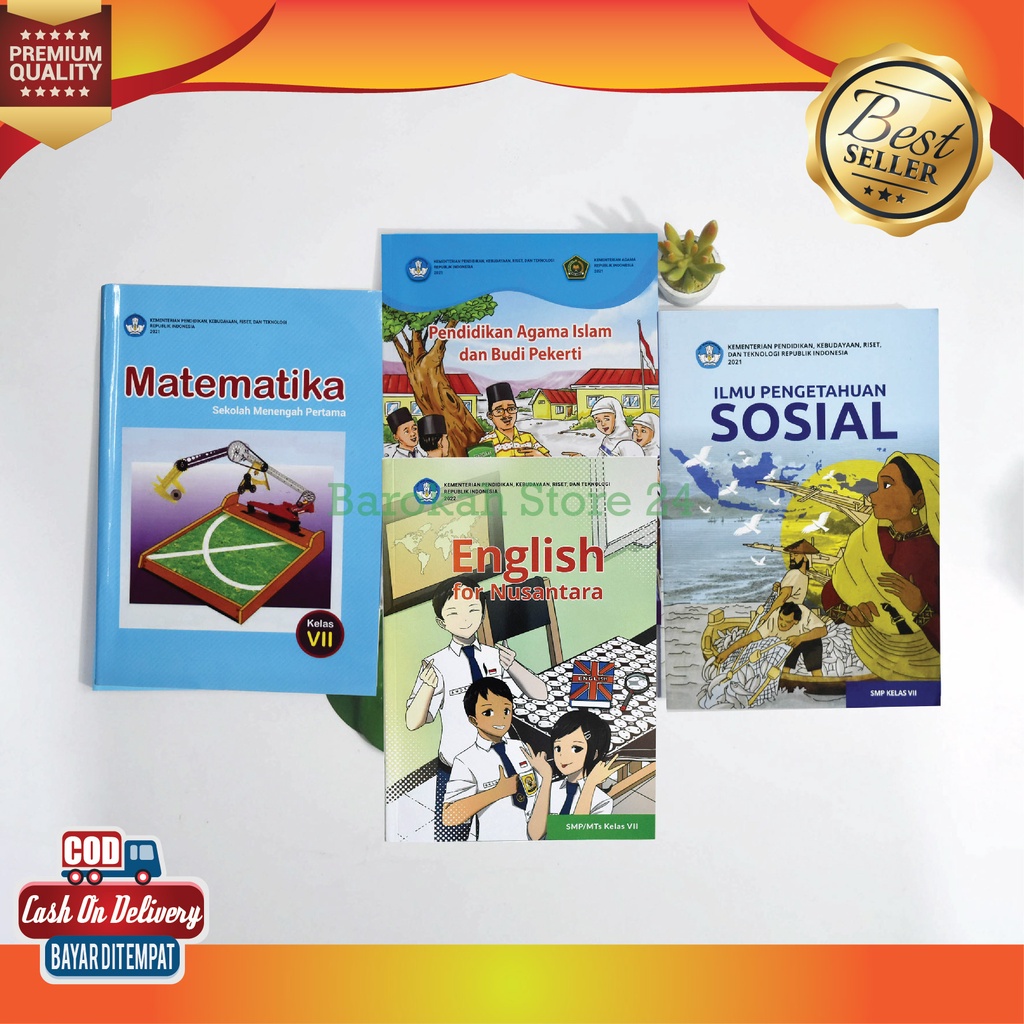 Jual Buku Pelajaran Murah Siswa Kelas 7 SMP/MTS Semester 1 Kurikulum ...