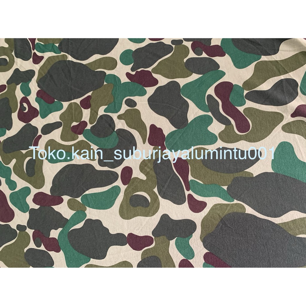 Jual KAIN KAOS LORENG ORI/ ARMY / BAHAN DORENG / LORENG KAOS / KAIN ...