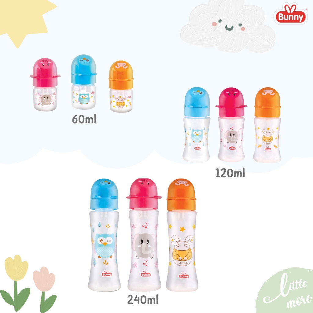 Jual Lusty Bunny Botol Susu Bayi Slimneck 60ml 120ml 240ml | Shopee Indonesia