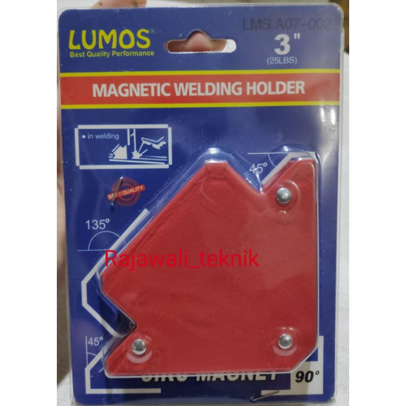 Jual Magnet las Siku 3" / Magnet siku 3" / Magnetic welding holder 3 ...