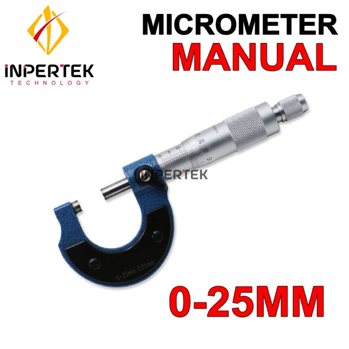 Jual Micrometer 0-25 mm Micro Meter 0 25 Manual Alat Ukur Sigmat ...