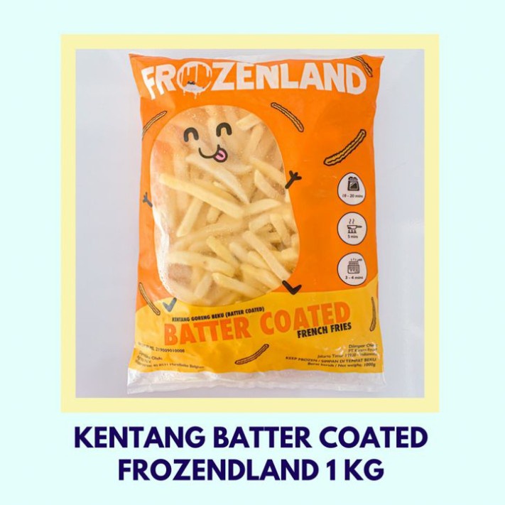 Jual Kentang Batter Coated, Produk Frozen Land - FROZEN FOOD | Shopee ...
