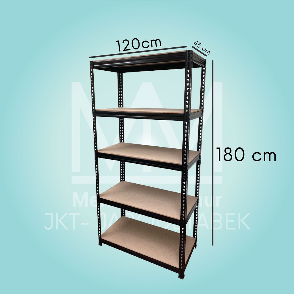 Jual [J12] Rak Besi Serbaguna 5 susun My Star ukuran 120x45x180cm ...