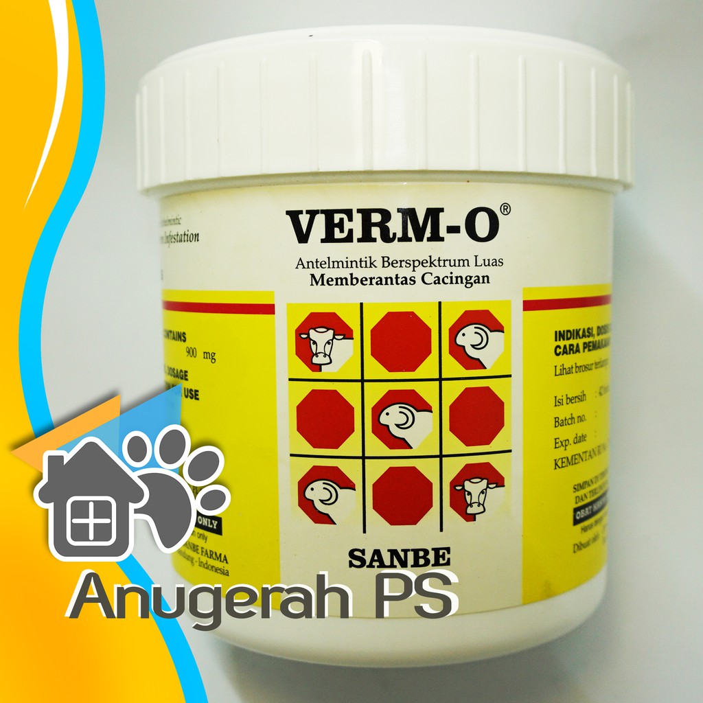 Jual Obat Cacing Ternak Hewan Verm O Sanbe Bolus Indonesia|Shopee Indonesia