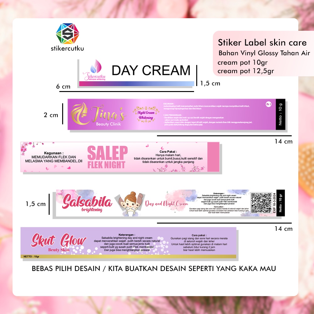 Jual Cetak Stiker Label kosmetik Label skincare Toner 100ml bulat 5cm ... Jual Cetak Stiker Label kosmetik Label skincare Toner 100ml bulat 5cm ...