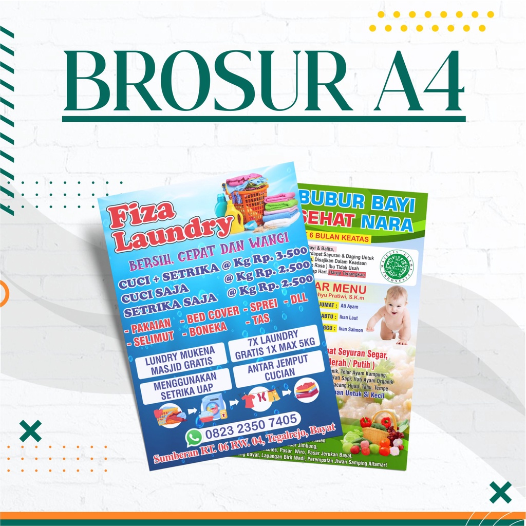 Jual Cetak Brosur HVS A4 | Shopee Indonesia