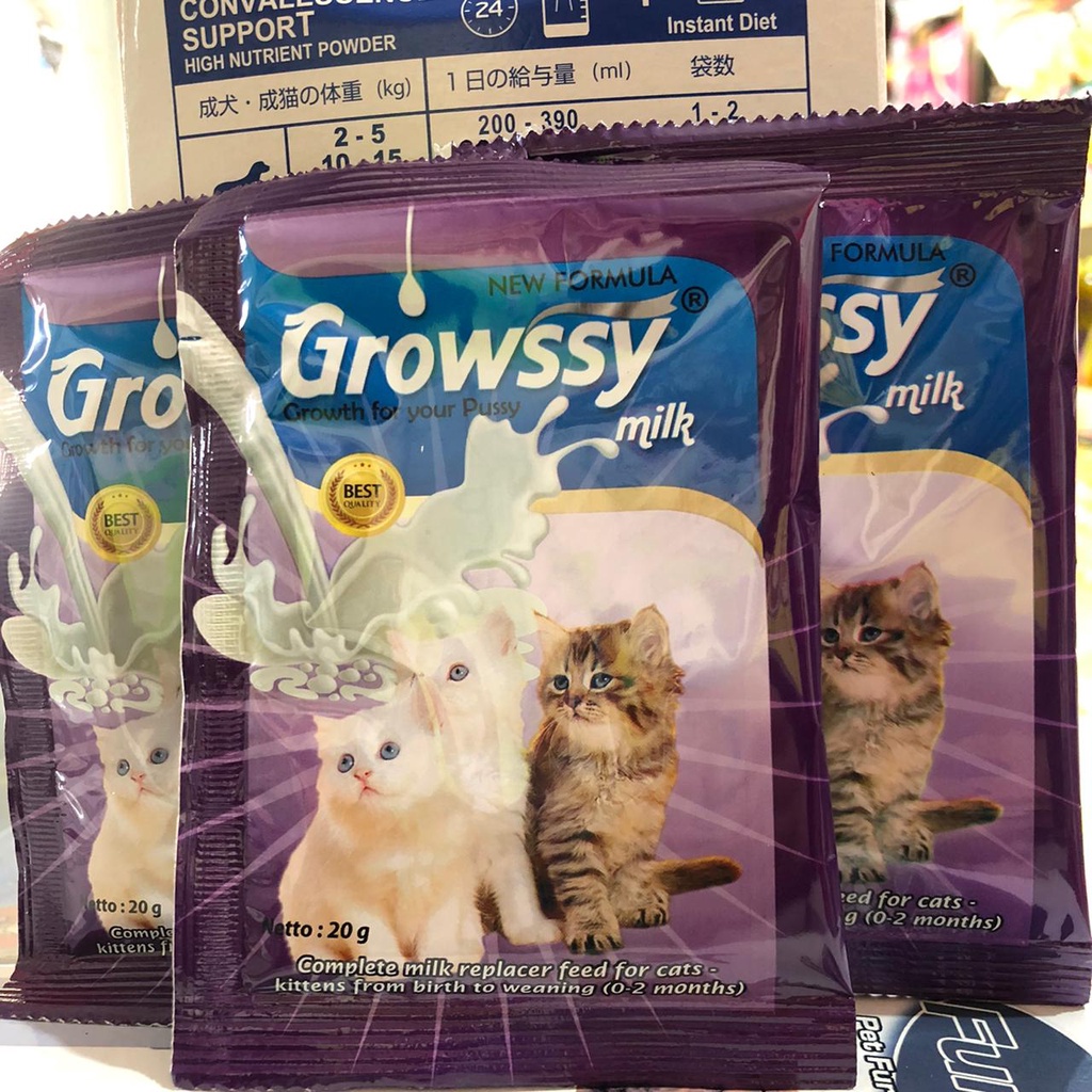 Jual SUSU KUCING GROWSSY CAT 20GR | Shopee Indonesia
