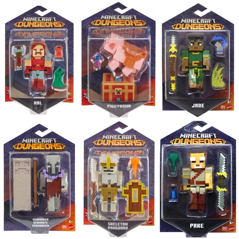 Jual Minecraft Dungeons Collectible Battle Action Figure Original ...