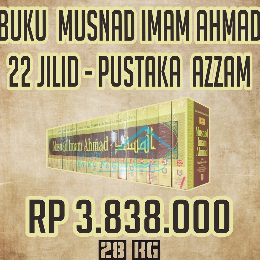 Jual Buku Hadits Musnad Imam Ahmad 1 Set Lengkap 22 Jilid | Shopee ...