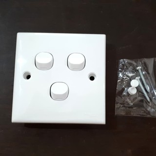 Jual Saklar Schneider S-Classic Clipsal Triple / 3 Gang - E33 | Shopee ...