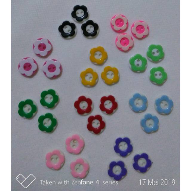 Jual Kancing Bunga 1 Lusin Shopee Indonesia