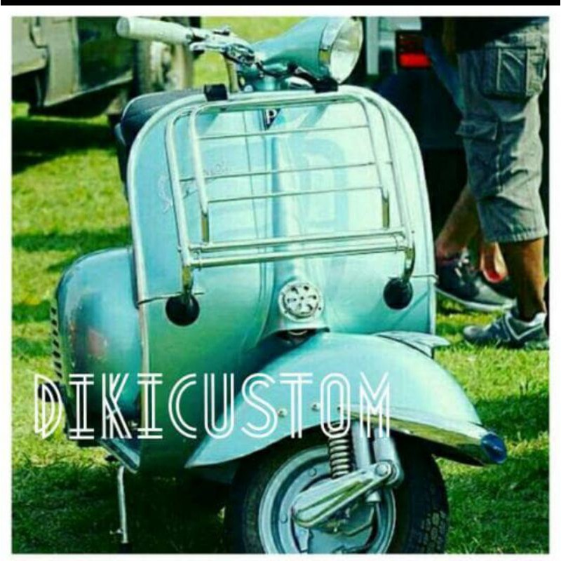 Jual Aksesoris vespa/front rack ulma vespa px,super,exel,kongo ...