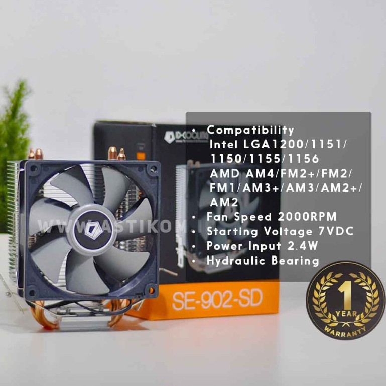 Jual ID-COOLING SE-902-SD CPU Cooler (Intel-AMD) | By Astikom | Shopee Indonesia