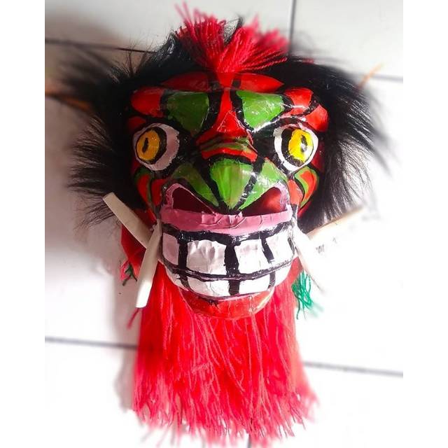 Jual TOPENG BUTO KERTAS/TOPENG GEDRUK KERTAS MAINAN TRADISIONAL ...