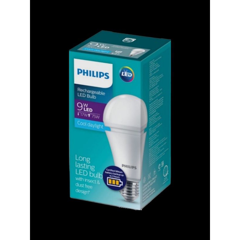 Jual Philips Lampu Emergency 9w / philips rechargeable led 9 watt | Shopee Indonesia