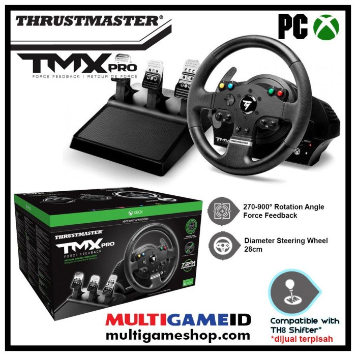 Jual Thrustmaster TMX Pro Force Feedback Racing Wheel (New!!) Indonesia ...
