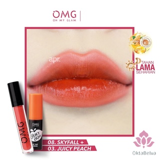 Jual (Isi 2 Pcs 100% ORI) Paket Ombre Lips OMG OH MY GLAM Matte Kiss ...