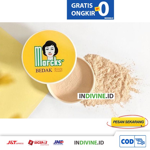 Jual Bedak Marcks Tabur Invisible Rose Natural Creme Putih 40 gr Marks ...