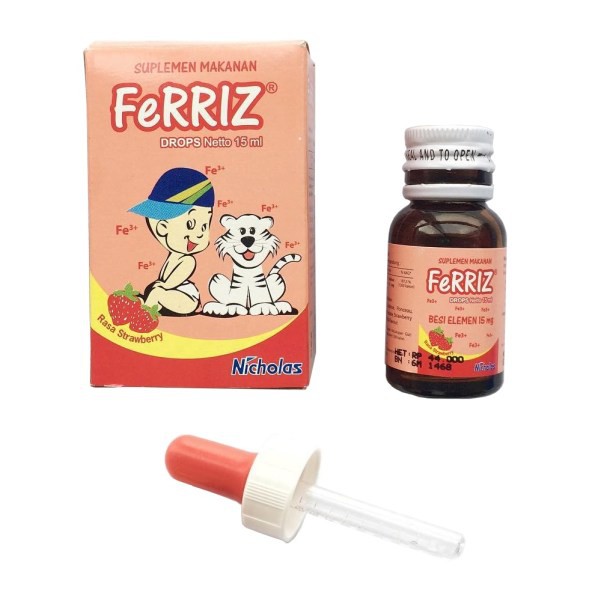 Jual FERRIZ DROP BTL 15 ML suplemen anemia | Shopee Indonesia