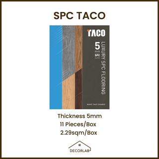 Jual TACO SPC 5mm - SPC Flooring - Lantai Kayu - SPC Click | Shopee ...