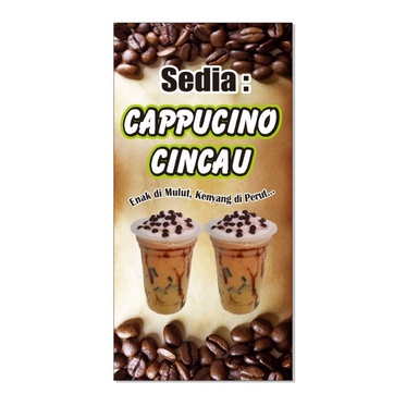 Jual Spanduk/Banner Cappucino Cincau 50x100 | Shopee Indonesia