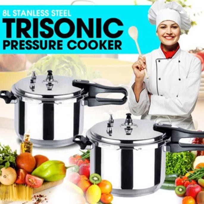 Jual Panci Presto 8 Liter Trisonic - Panci Pressure Cooker 8L Gordenhott | Shopee Indonesia