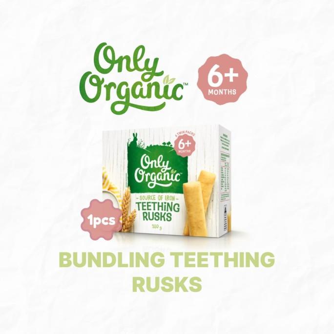 Jual only organic teething rusks | Shopee Indonesia